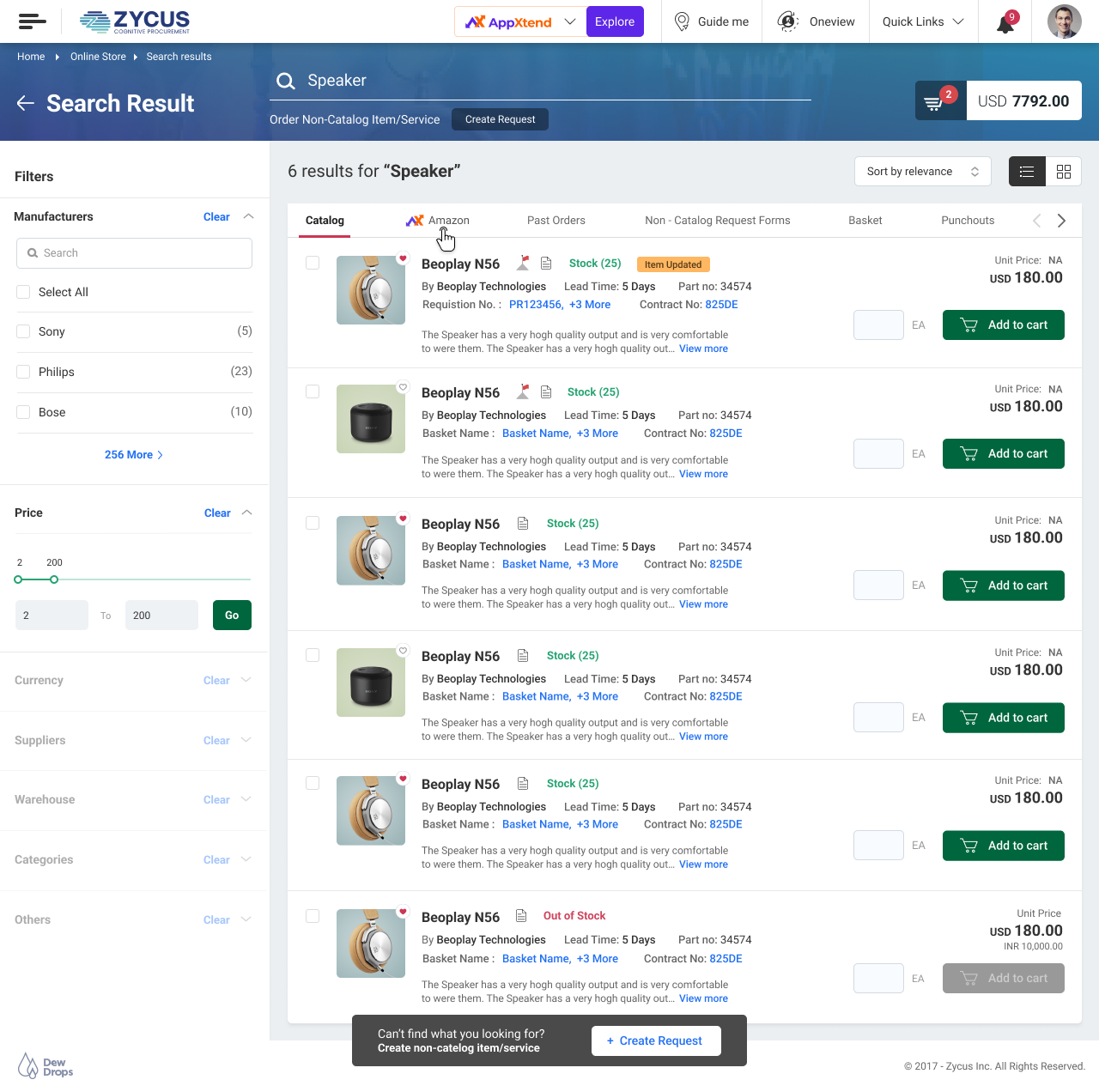 Amazon Business - Zycus Appxtend Appstore